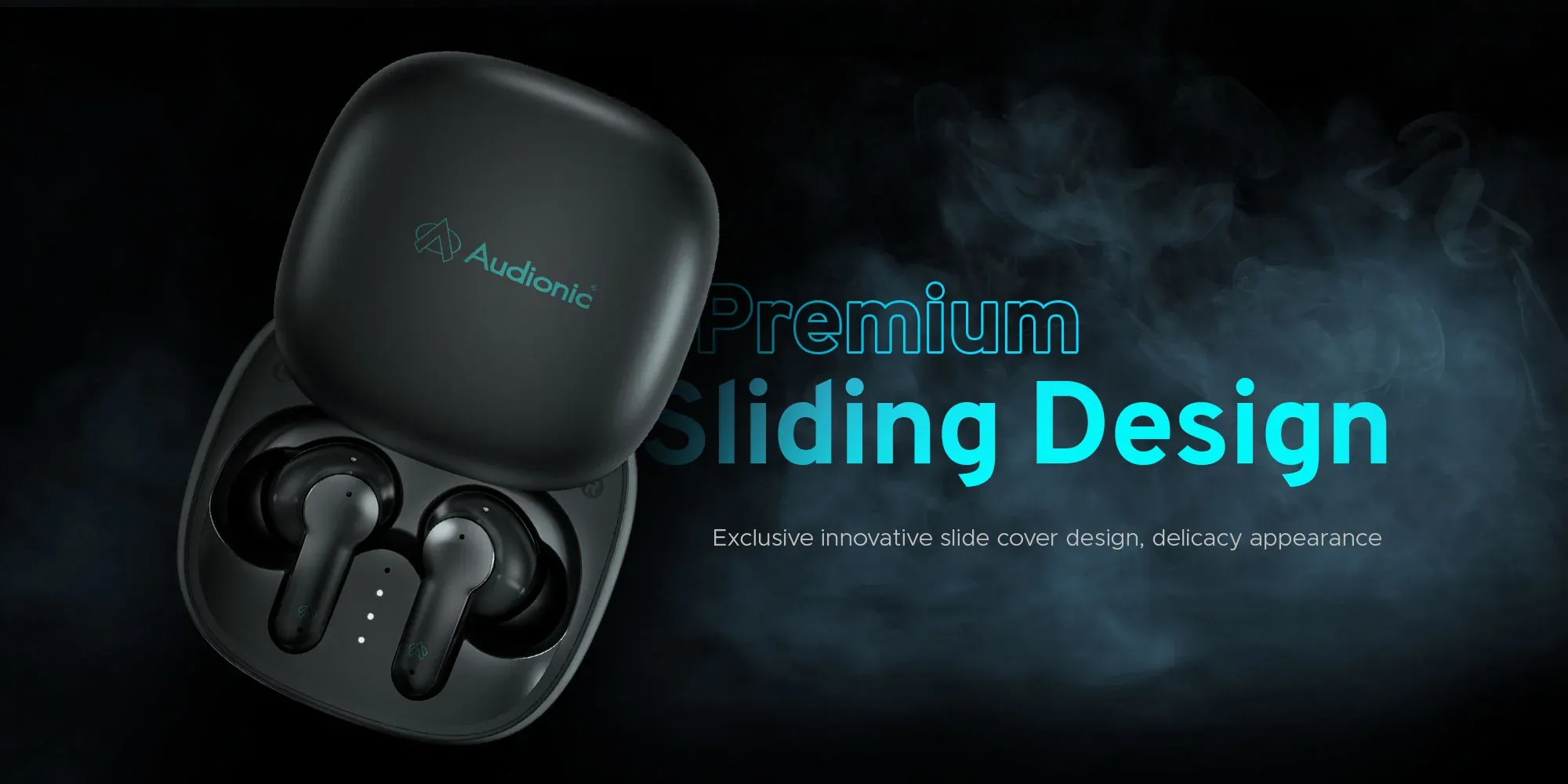 Audionic Airbud 550 Quad MIC ENC Earbuds - Gaming Mode - IPx4 Water ...