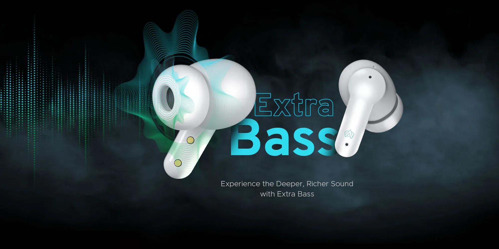 Audionic Airbud 550 Quad MIC ENC Earbuds - Gaming Mode - IPx4 Water ...