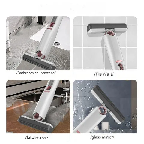 Mini Handheld Portable Cleaning Mop for Bathroom-Car-Window Glass ...