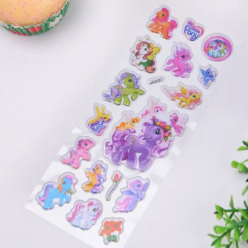 Ready Stock My Little Pony 3D Stickers PVC Affixed Sticker Girl Toys ...
