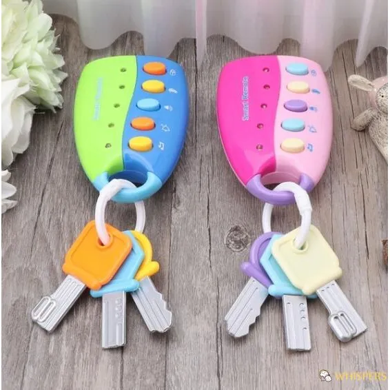 Toddler Keys Win Fun Light N Sound Rattle Keys Toy Set For New Born