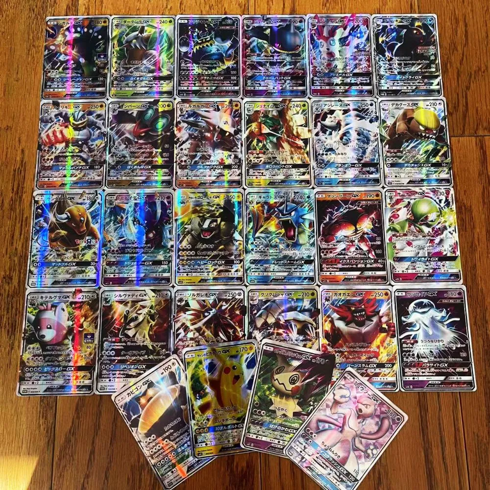 NovaNest 100pcs Pokemon Pikachu Gx Vmax Vstar Japanese Shiny Energy ...