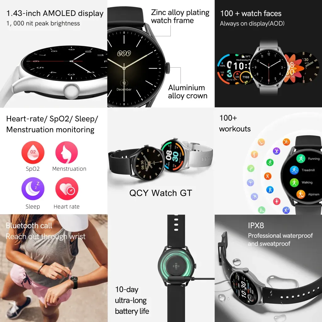 QCY WATCH GT - Intelec | Tecnología y Fitness