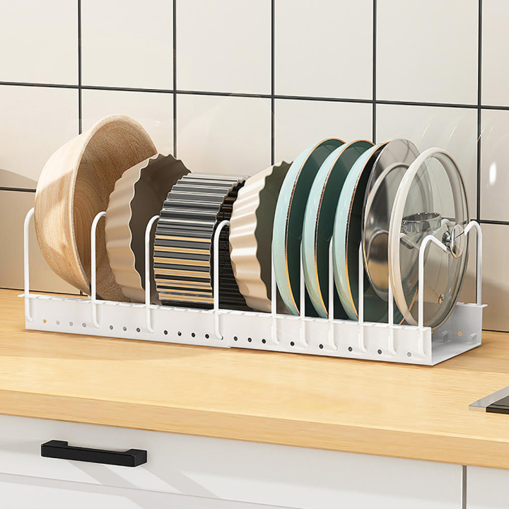 7+ Expandable Storage for Pot Lids, Pans, Small Cutting Boards, Plates ...