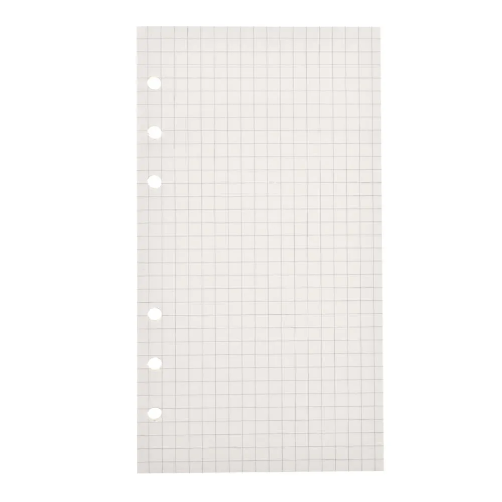 A6 Loose Leaf Notebook Refill Spiral Binder Inner Page Weekly Monthly ...