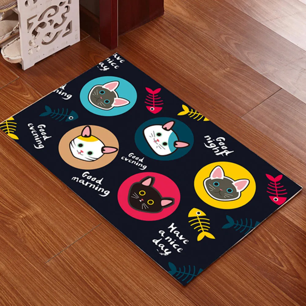 Cartoon Cute Favourable Floor Mat Door Mat Bedroom Entrance Toilet ...
