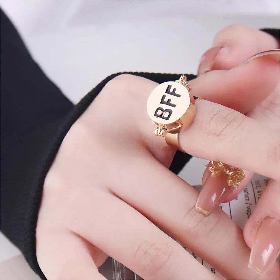 Cute matching rings for best friends store