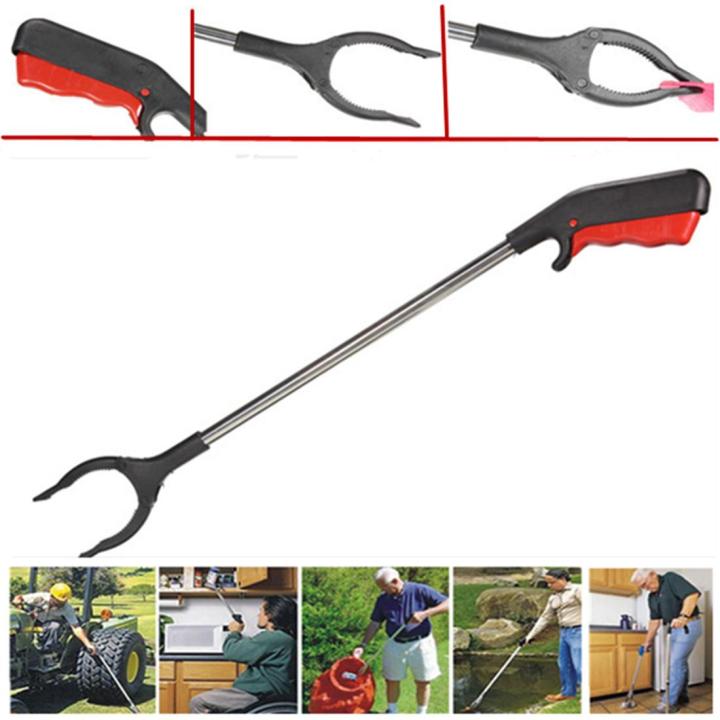 Long Handled Chic Reacher Litter Picker Rubbish Grabber Helping Hand ...