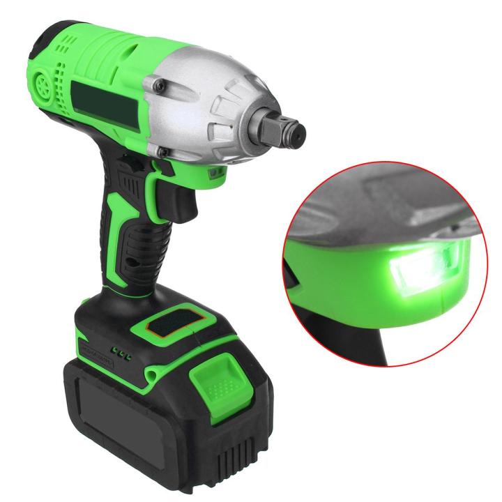 10800mAh 2 Li-Ion Battery Charger Brushless Cordless Impact Wrench W ...