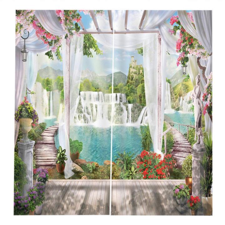 2 Tools Durable DIY Panel Blackout Blinds Thermal Insulated Landscrape ...