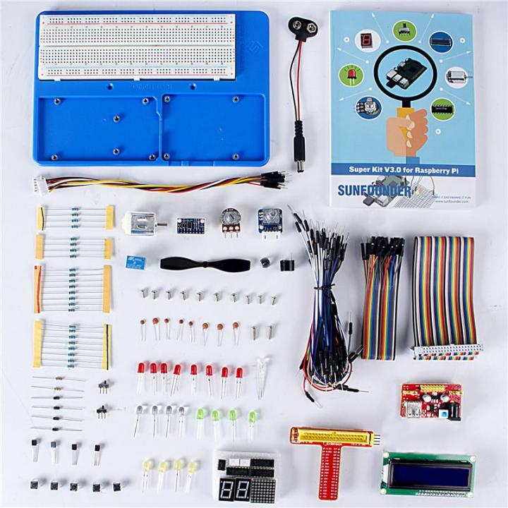 SunFounder Super Starter Learning Kit V3.0 For Raspberry Pi 3/2 Model B ...