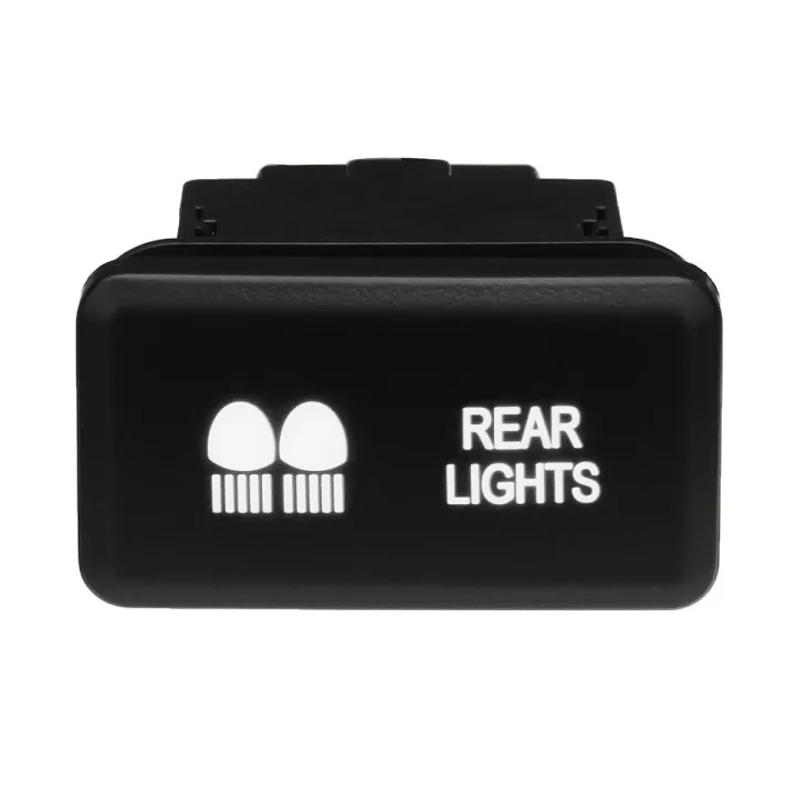 Horizontal Push Switches LED Amber Motors For Hilux Landcruiser Prado ...