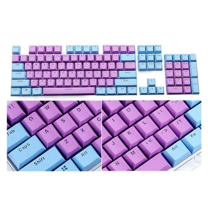 E-element 104 Durable Key Computers Backlit Shine Through PBT Keycap ...