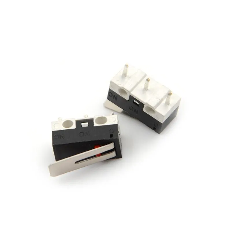 10pcs 2a 125v Micro Limit Switch Lever Roller Arm Actuator Snap Action ...