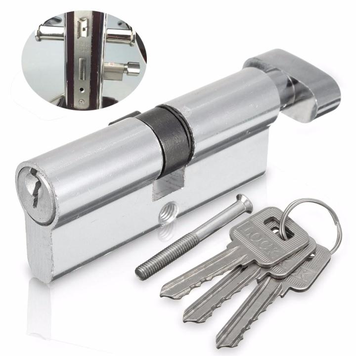 Aluminum Home New Security Gate Door Lock Code Cylinder Hardware w/ 3 ...