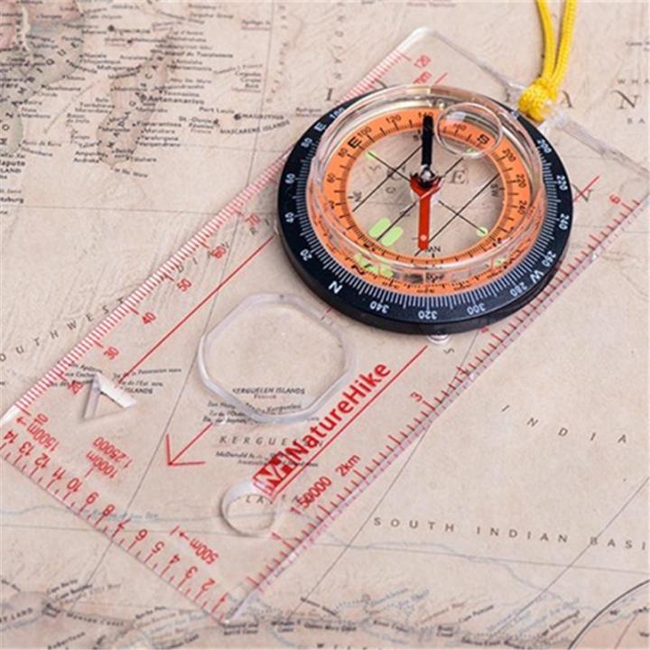 NatureHike Outdooors Hand Held Compass Light Level Camping Directional ...