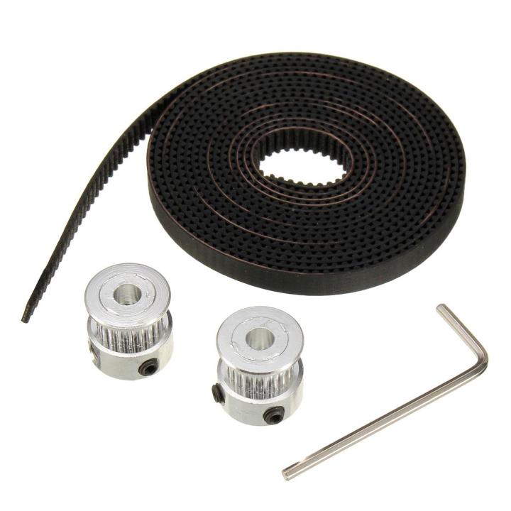 2Pcs GT2 20T Best 5mm Bore Computers 6mm width Pulley+7' GT2 Timing ...