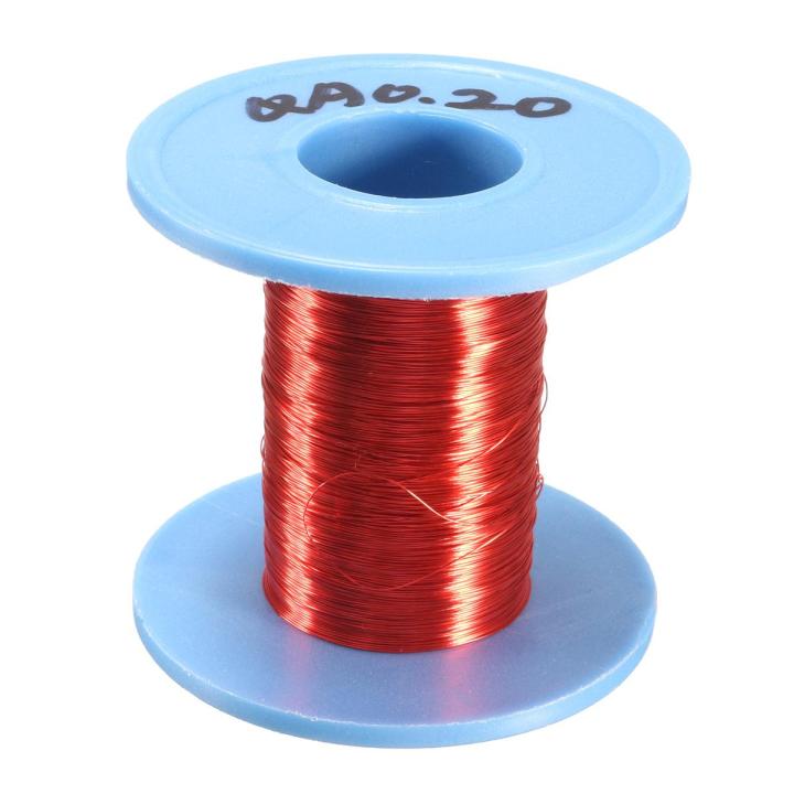 100m Red Magnet Wire 0.2mm Enameled Copper Wire Round Magnetic Coil ...