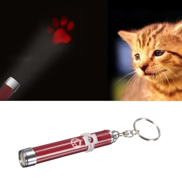 2PCS Cat New Pet Toy LED Laser Lazer Pointer Pen Beam Light With Bright ...