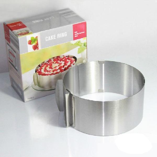 DIY Adjustable Rounded Mousse Ring Retractable Circle Ring Cake Mould ...