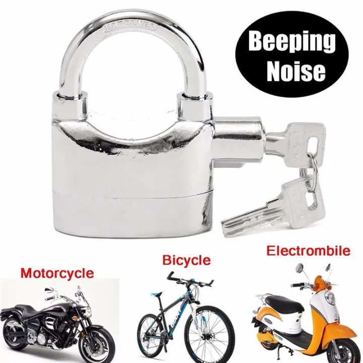 Motorcycle Bicycle Brake premium Disc Lock Security Alarm Disk Rotor ...