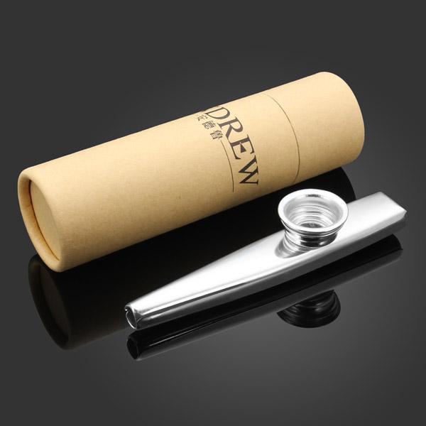 2pcs Metal Kazoo Harmonica Mouth Flute Kid Party Gift Musical Music ...