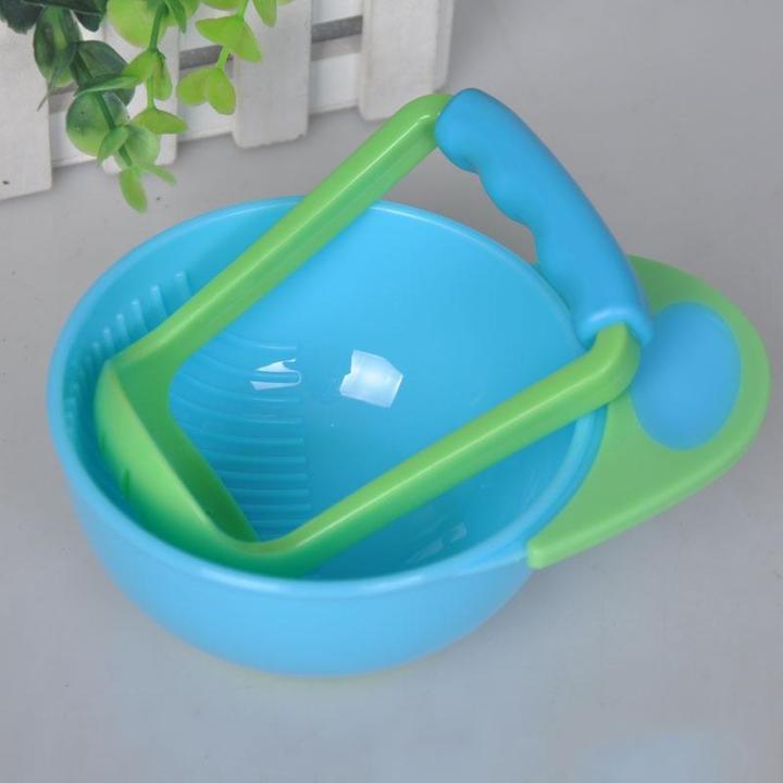 Baby food mill Baby food grinding bowl Hand side dish tools Baby see ...