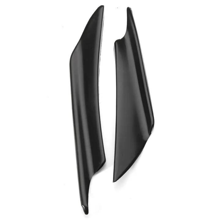 Universal Front Bumper Lip Splitter Fin Body Spoiler Canards Splitters ...