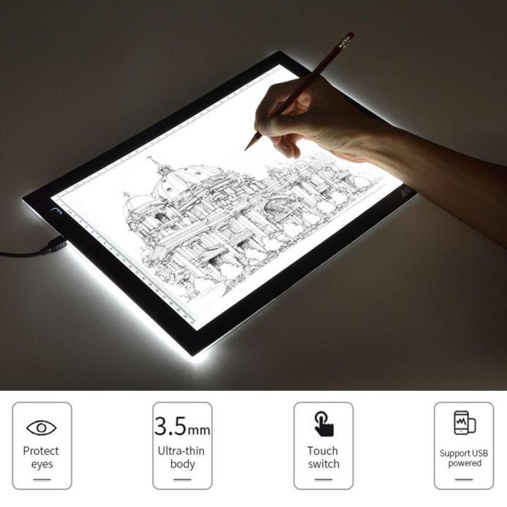 LED Tracing Light Premium Board Art Tattoo A4 Drawing Copy Pad Table ...