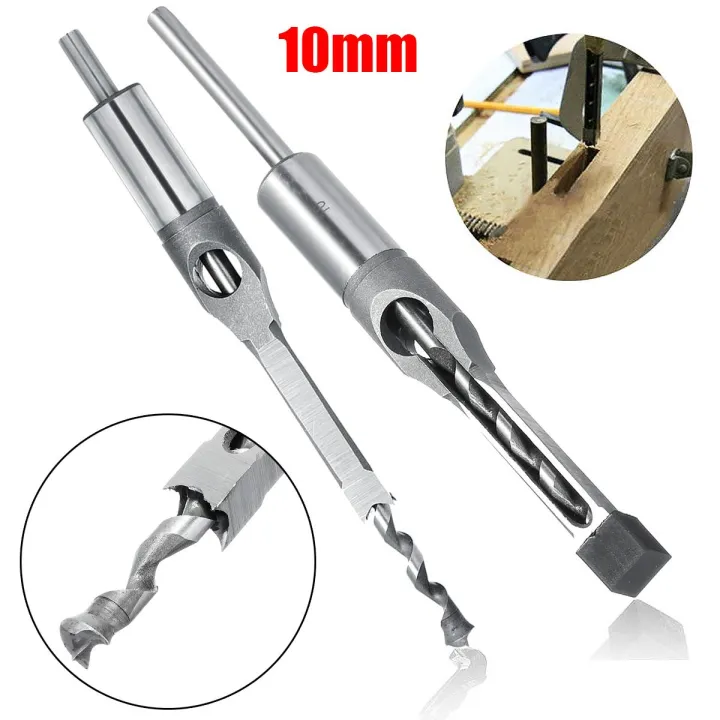 10mm Square Hole affordable Saw Auger Drill Bit Mortising Chisel ...