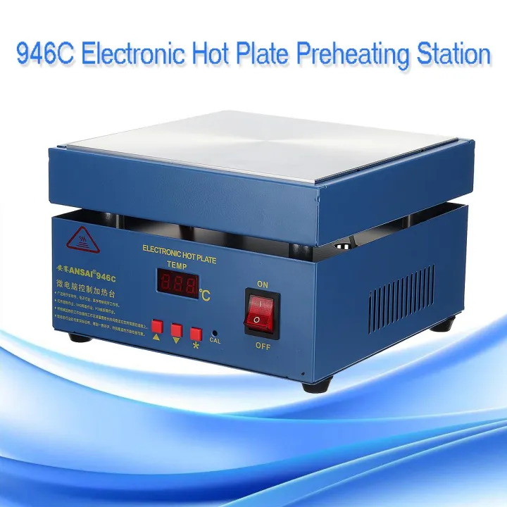 ?946C Electronic Hot Plate Preheating Station for PCB SMD Heating Work ...