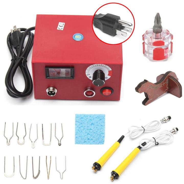 50W 110V Multifunction Pyrography Machine 2 Burning Pen Kit Set Wood ...