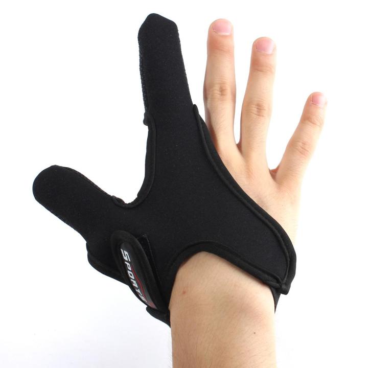 Two Fish Fishing Finger Gloves Single Finger Stall Protector Casting ...