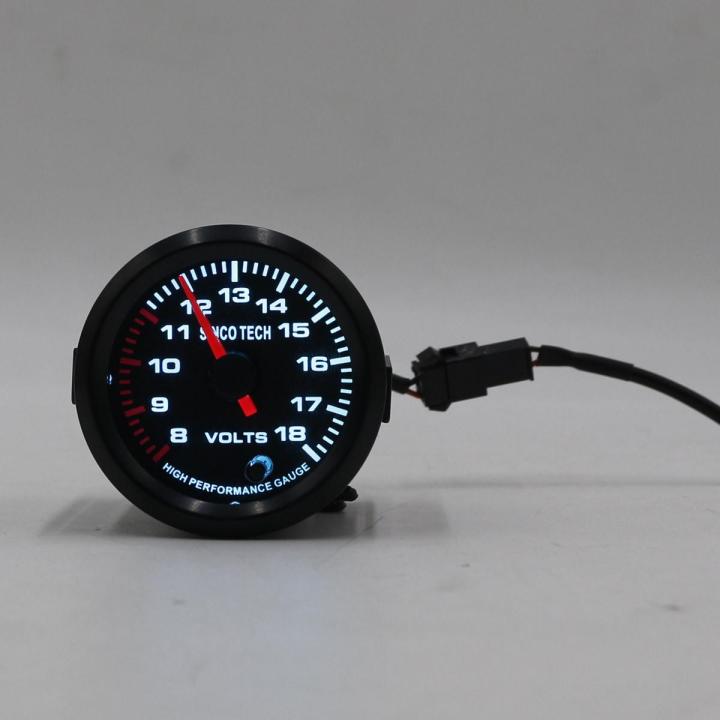 High performance PM Step Motor Turbo Volts Gauge 52mm - Volts voltmeter ...