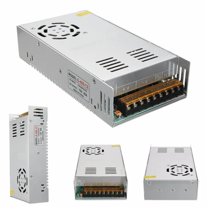 AC 110V-220V to 12V 30A Switch Power Supply Adapter Strip Light - 30A ...