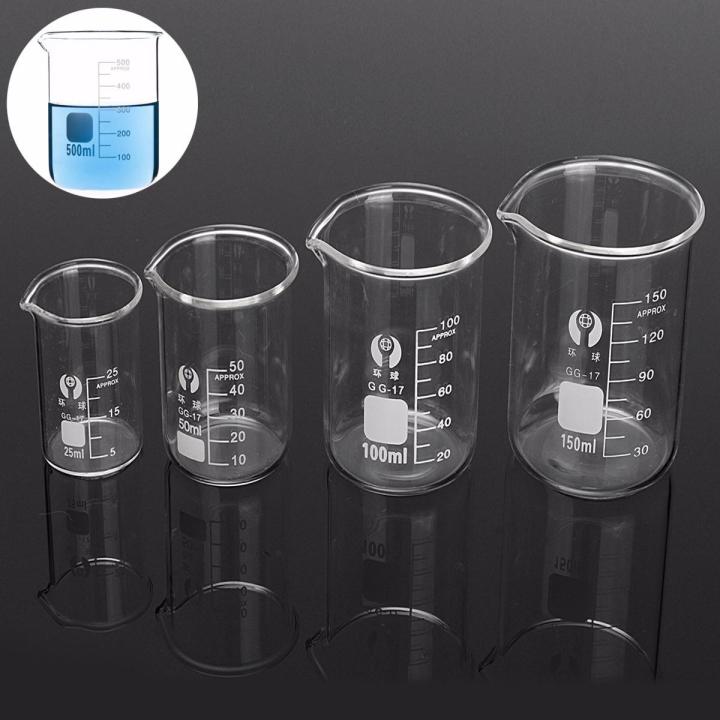 181380318940 Glass HOT SELL Beaker Set 5 10 25 50 100 150 250 400 ml ...