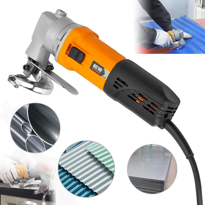 Electric Head Premium Sheet Shear Metal Cutting Shears Tools DIY Heavy ...