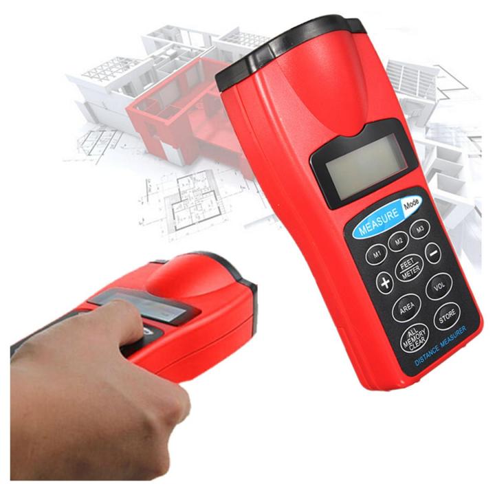 Laser Tools Durable DIY Pointer Ultrasonic Distance Meter Measuring ...