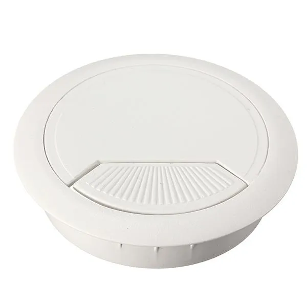 5pcs 60mm Computer Desk Grommet Table Cable Wire Outlet Cord Plastic ...