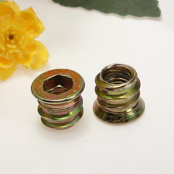 M6 E-Nut wood insert interface screw hexagonal socket nut fixing for ...
