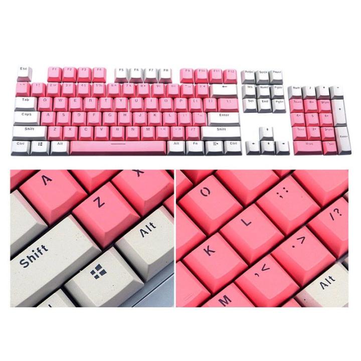 E-element 104 Durable Key Computers Backlit Shine Through PBT Keycap ...