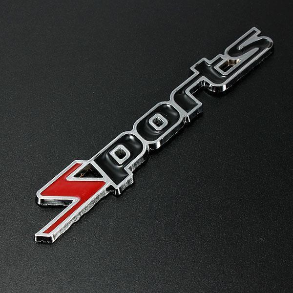 Car Metal Chrome 3D Premium SPORTS Emblem Badge Sticker Decal For BMW ...