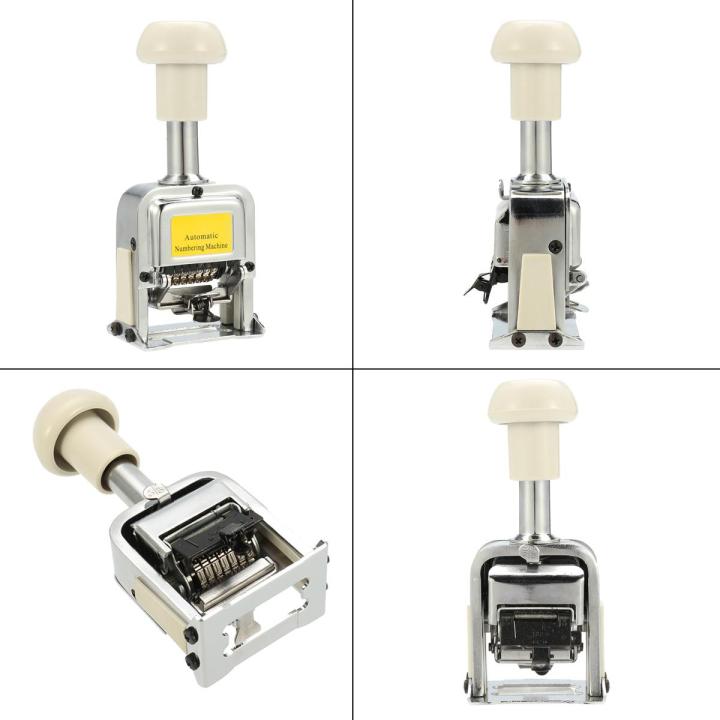 Self Inking 7 Digit Cap Stamping Automatic Numbering Machine Stick ...