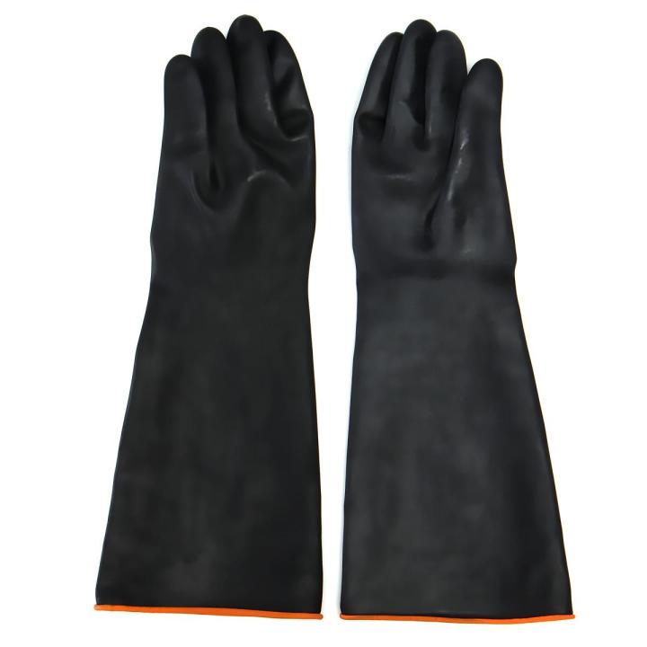 40CM Power Latex Tools DIY Industrial Rubber Long Gloves Anti Acid ...