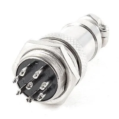 1set GX16 8 Pin Male and Female Diameter 16mm Wire Panel Connector GX16 ...