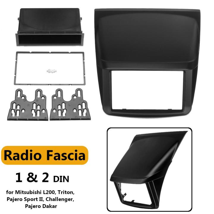 Single Double Din Fascia For Premium Mitsubishi Pajero Sport Triton