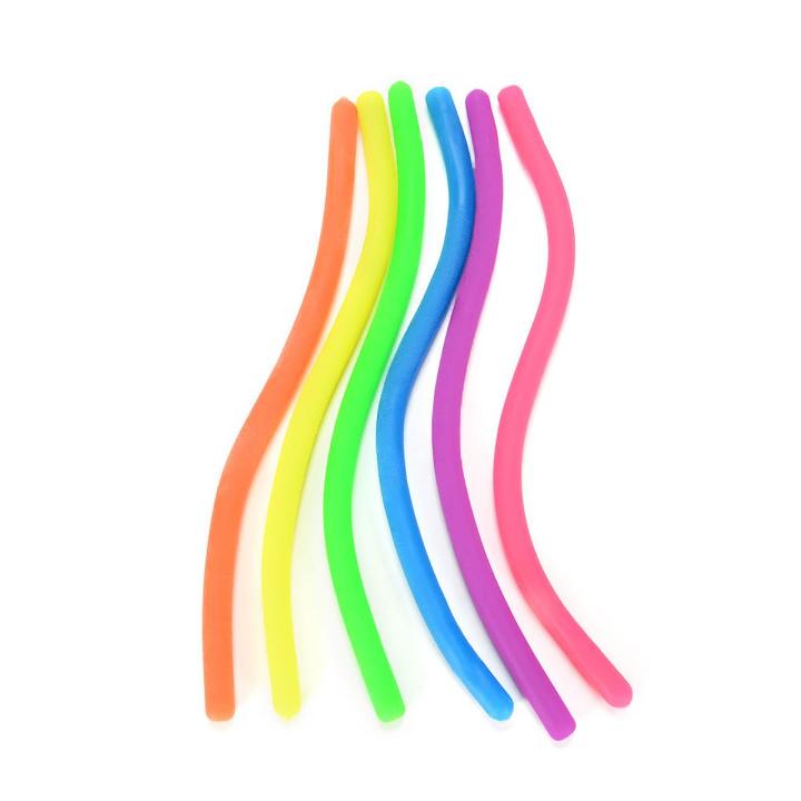 6 Pcs Best Stretchy String Fidget Toys Autism ADHD Sensory Anti Stress ...