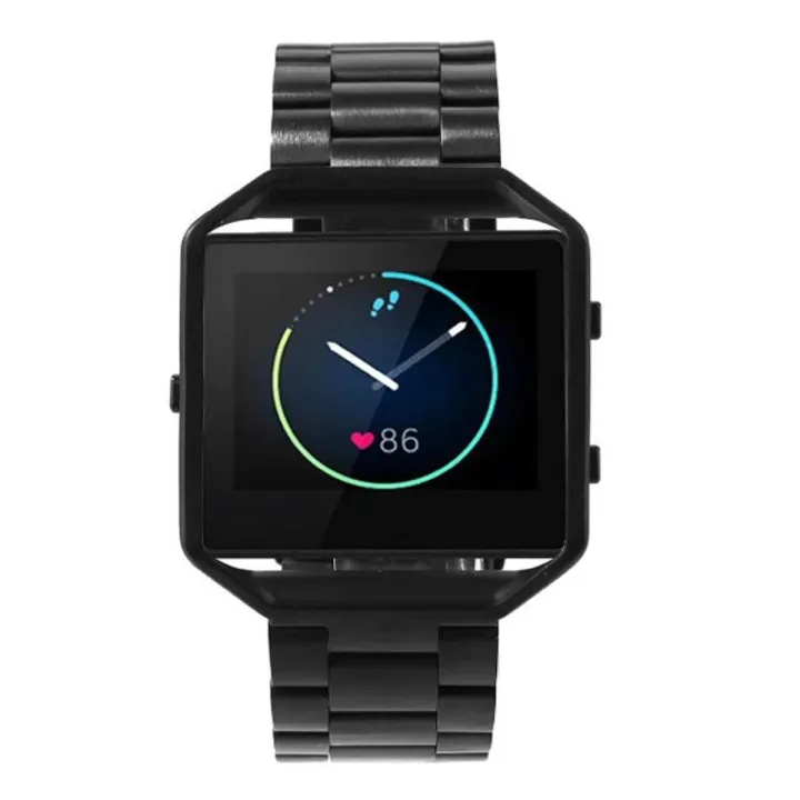 Stainless Steel Bracelet premium Wrist Band+Metal Frame For Fitbit ...