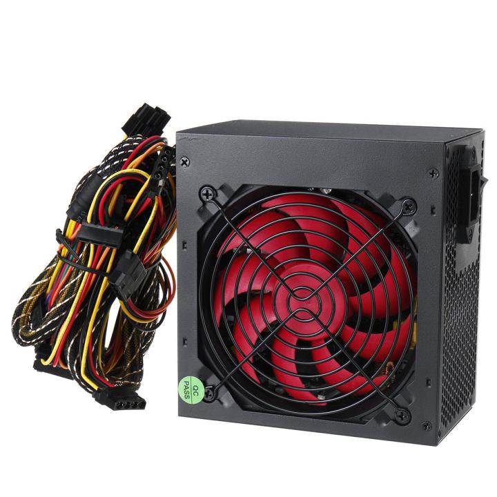 Quiet 450 Watt Chic Power Supply SATA PCI-E Computers for Intel AMD PC ...