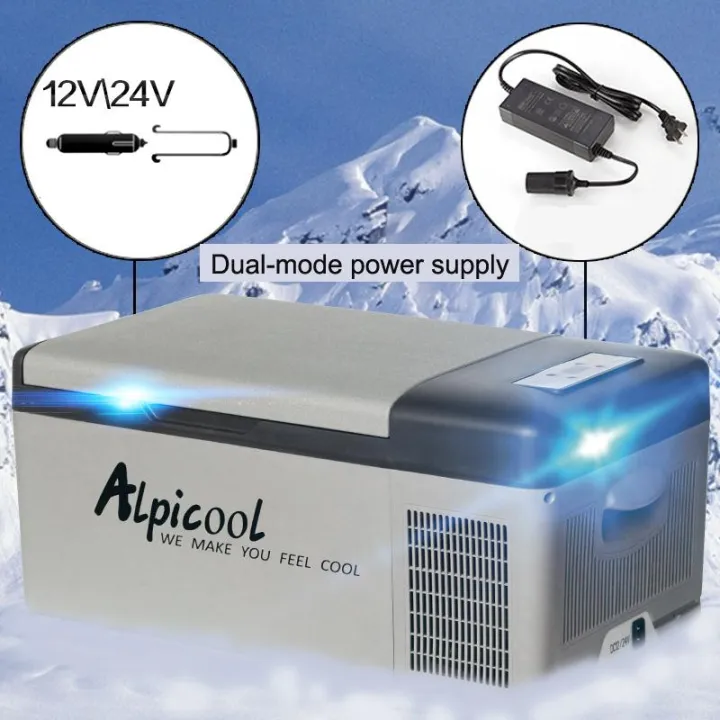 Portable Bar Fridge Freezer 12V/24V/240V 15L Camping Car Boating Mini ...